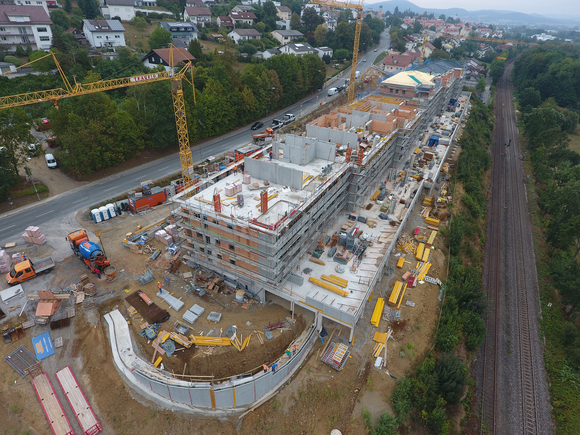 Bau einer modernen Wohnanlage in Cham | Josef Rädlinger Bau