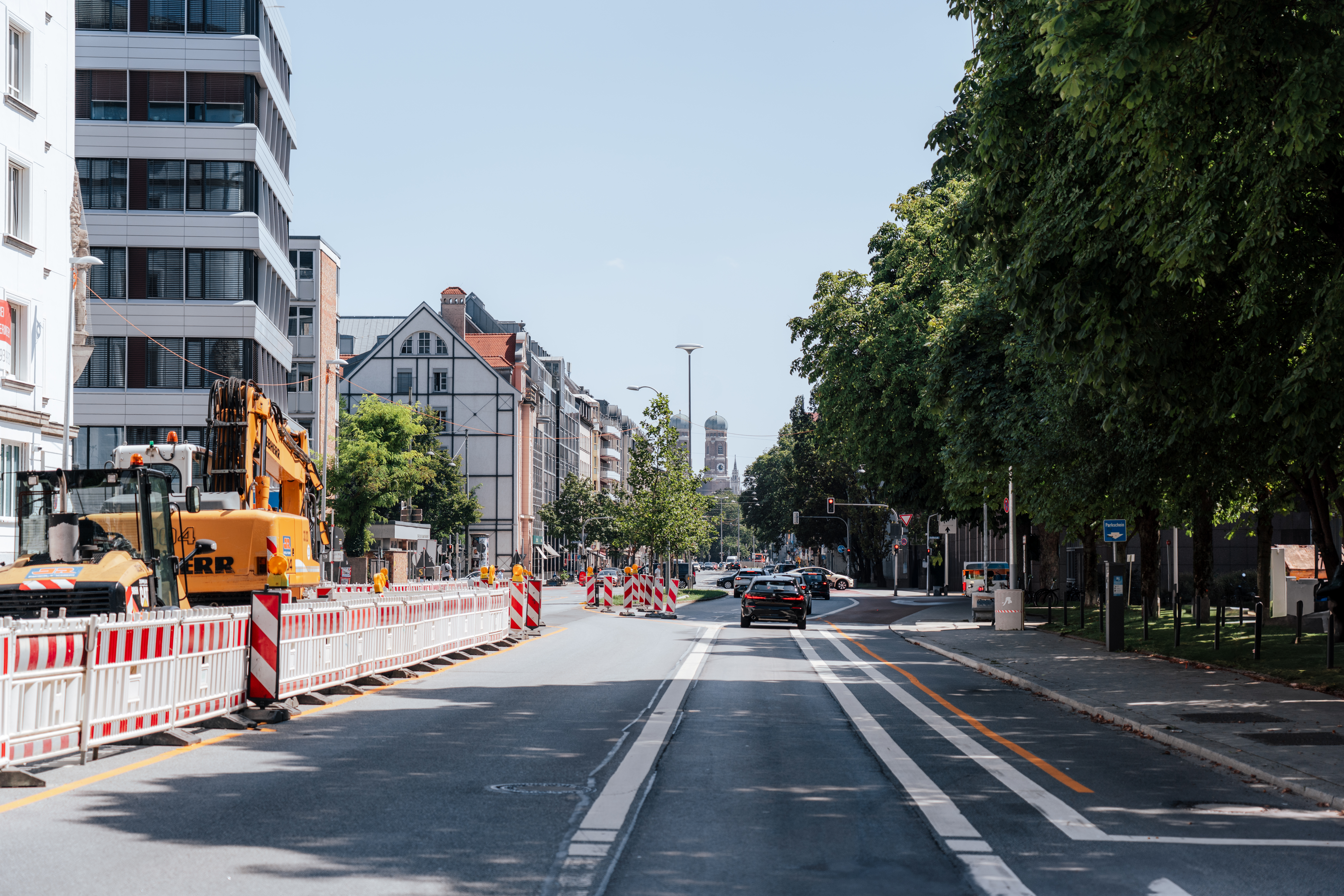 Microtunneling Fernkälteleitung, München | Josef Rädlinger Bau